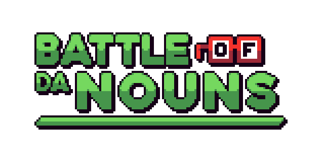 Super Smash Bros style fighting game featuring Nouns IP - Nouns Camp