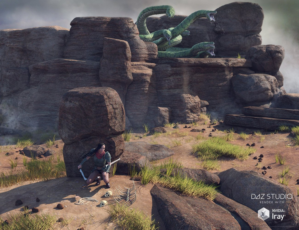 Muelsfell Modular Beast's Lair 2025 - Free Daz 3D Models