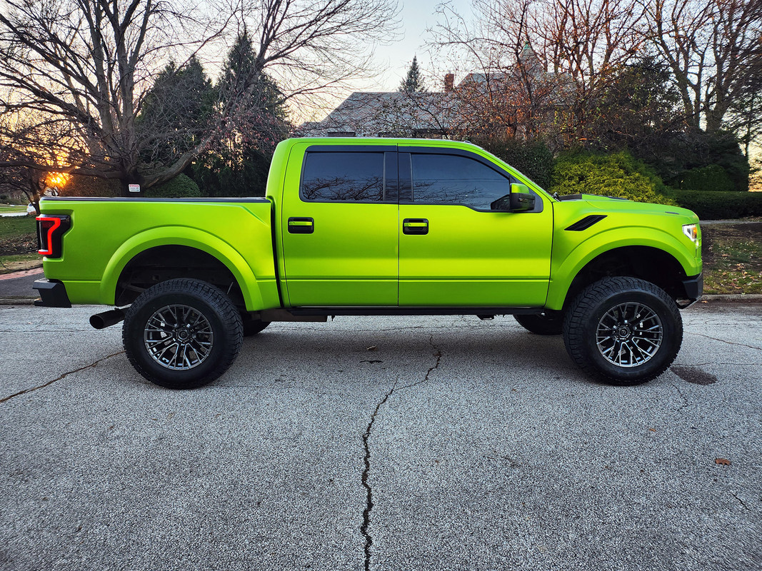 Ford Raptor Lifted Green
