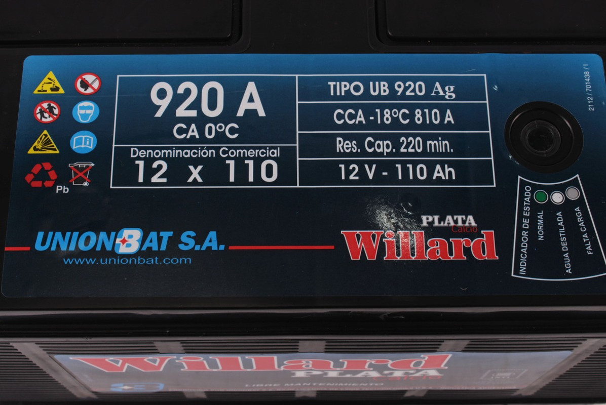 bateria autos willard 12x110 D NQ NP 562605 MLA25029907355 09201 — Postimages