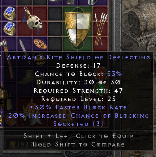 Jew Kite Shield Of Deflecting - Topic - d2jsp