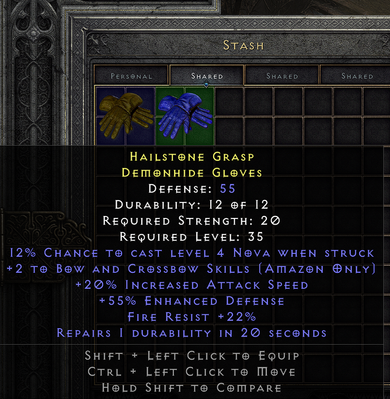 Rare Ama Gloves - Topic - d2jsp