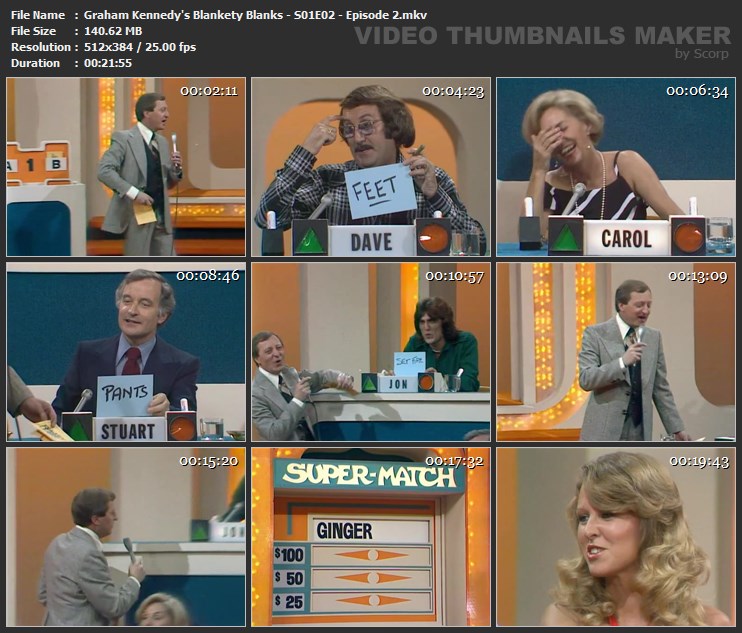 Graham Kennedy's Blankety Blanks S01 E02 Episode 2 mkv — Postimages