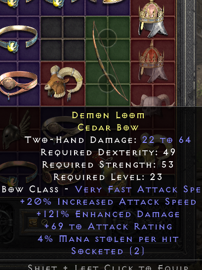 Lld Bow 20ias / 121ed / 69ar / 4ml / 2os - Topic - d2jsp