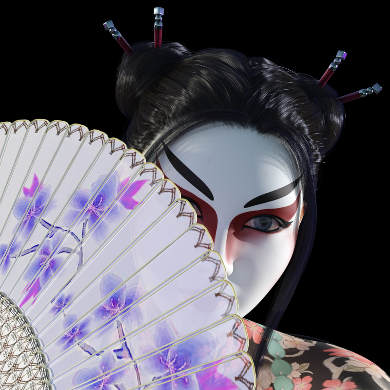 Geisha - Free Daz 3D Models