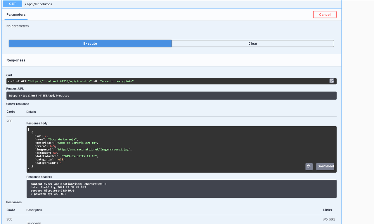 GitHub - denis0711/ApiCatalogo: Api Simples do Curso da Udemy