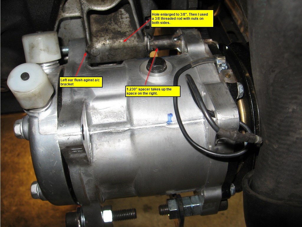 DIY sanden compressor install on a 535is - MyE28.com