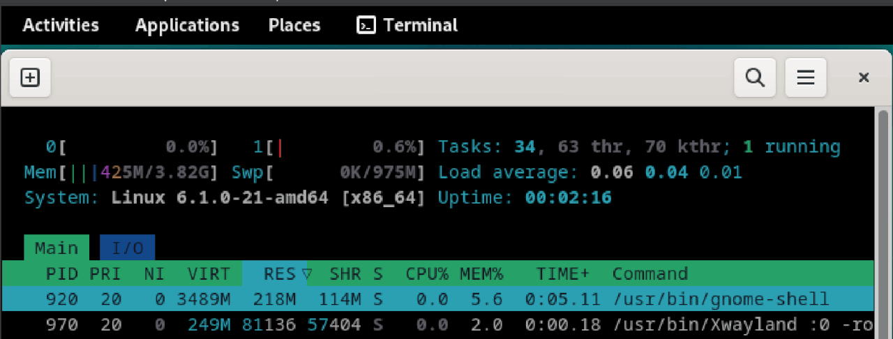 Solved Gnome List Active Apps On Top Status Bar Debian User Forums
