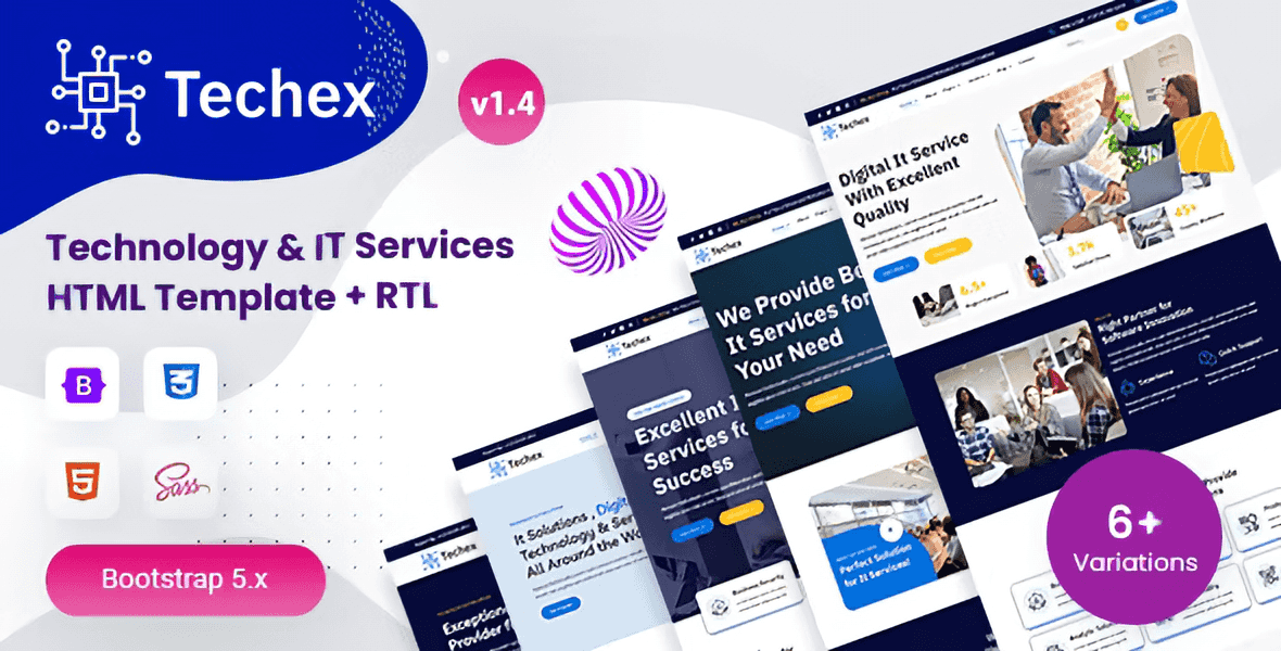 Techex - Technology & IT Services HTML Template – Bliter GPL