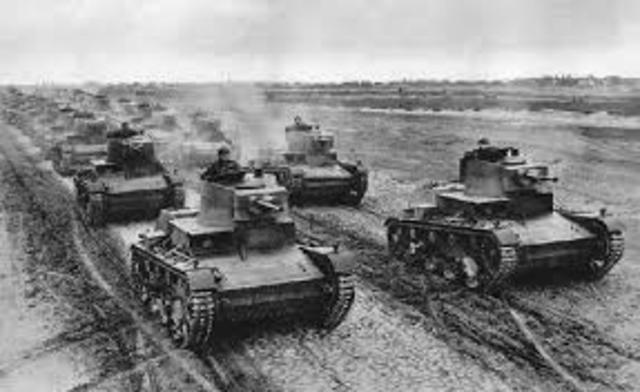 German Blitzkrieg Tanks