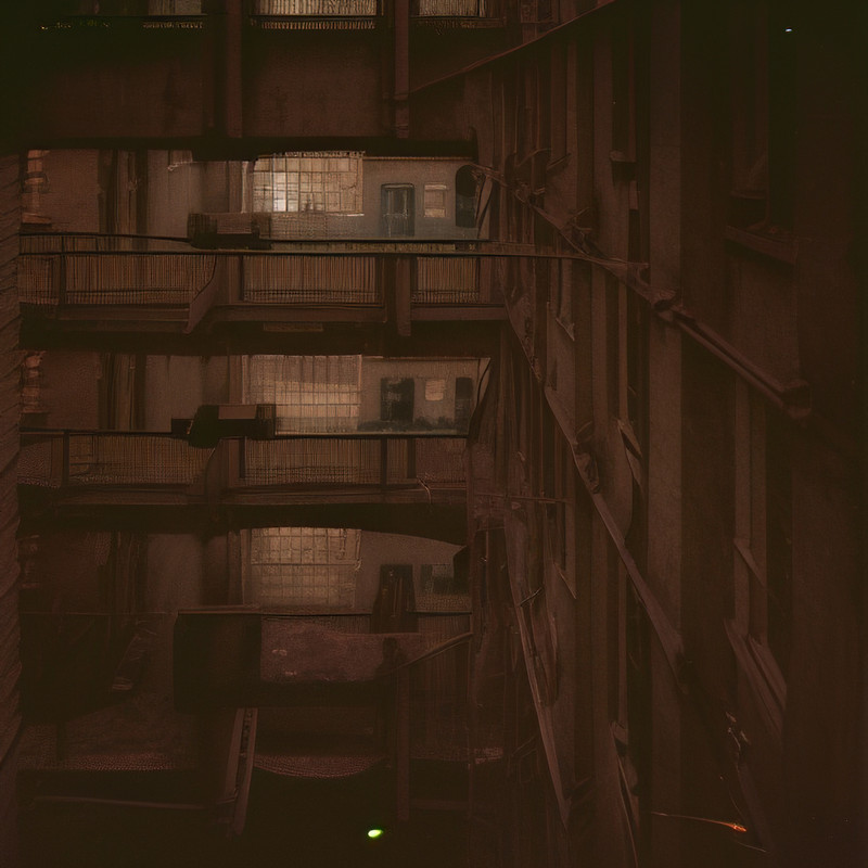 47 analog style a dark city at night buildings of old bricks city sat ...