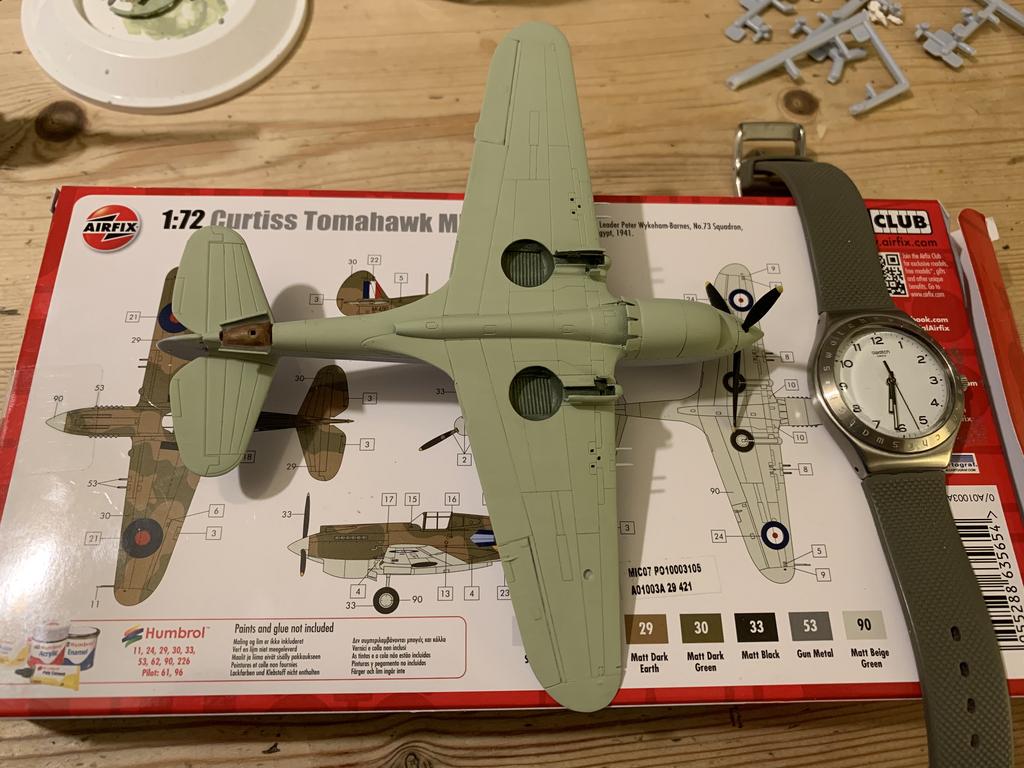 Airfix Tomahawk IIB - Finished 15.5 hours - Christmas Blitzenbuild 2019 ...