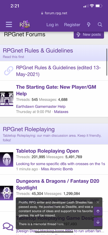 rpg.net down? : r/rpg