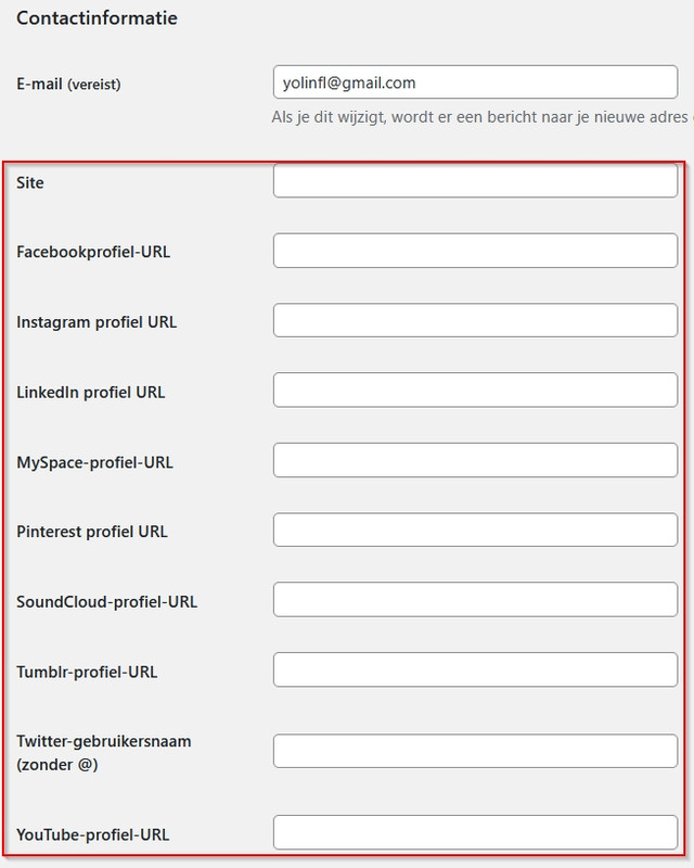 How can I hide Social Media fields in the User Profile? | WordPress.org