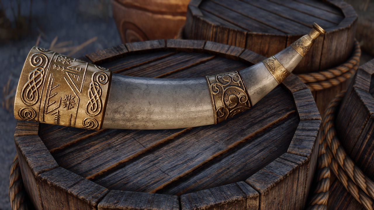 HFs - War horns - remodel at Skyrim Special Edition Nexus - Mods and ...