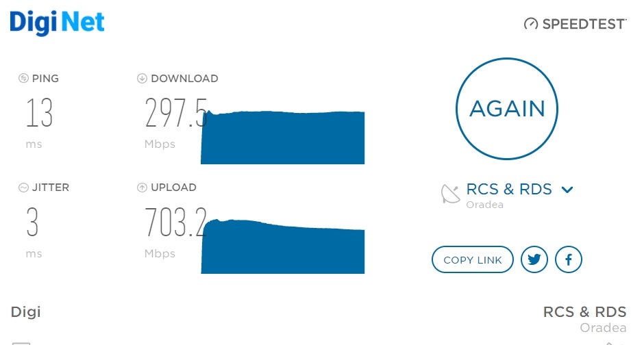 Viteza wifi pe fiberlink1000 de la Digi - Retelistica si WEB - ELFORUM ...