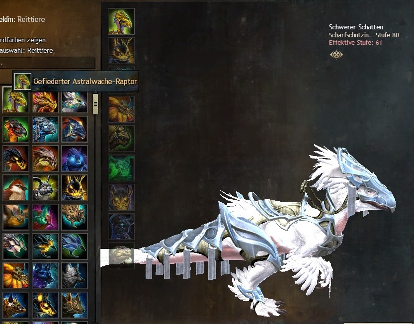 Why do the feathered raptors all have to have the same armor? - Guild ...