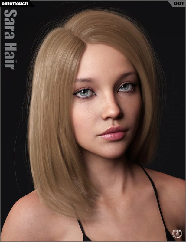 Sara Hair for Genesis 3 and 8 Female(s) » TOPGFX | Daz3d Renderosity ...