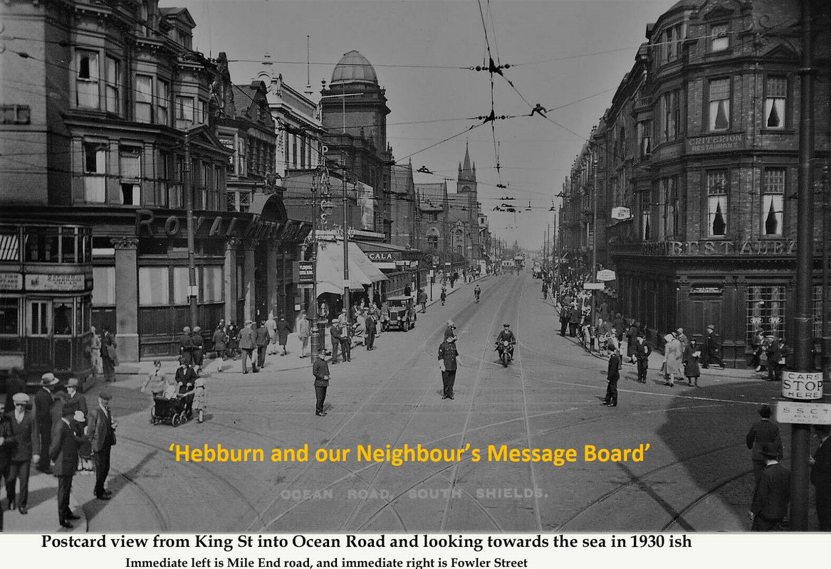 Looking from Kings St into Ocean Rd 1930 — Postimages