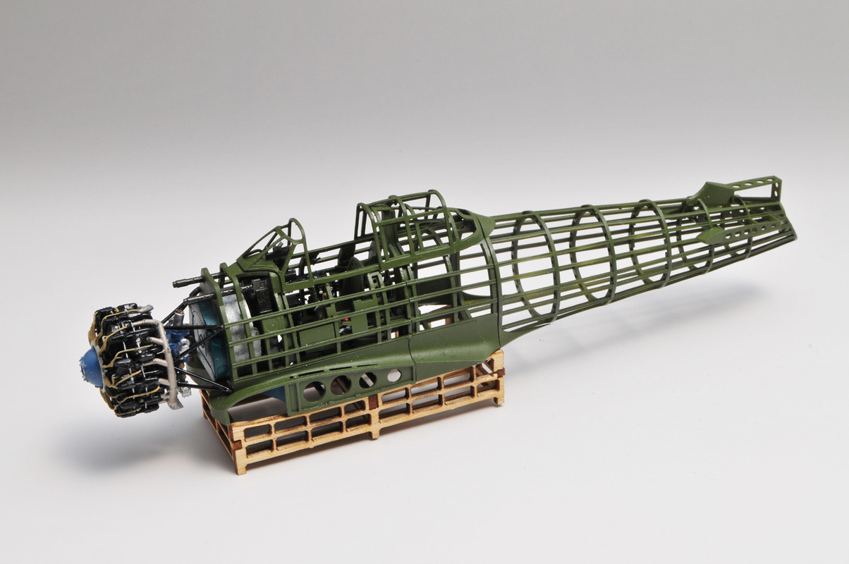1/12 Sakae engine and 1/48 'skeleton' A6M2 Zero - The Rumourmonger ...