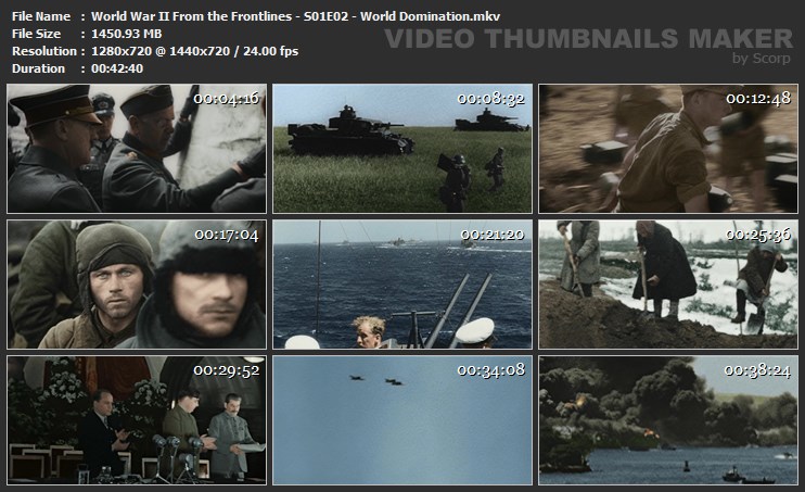 World War II From the Frontlines S01 E02 World Domination mkv — Postimages