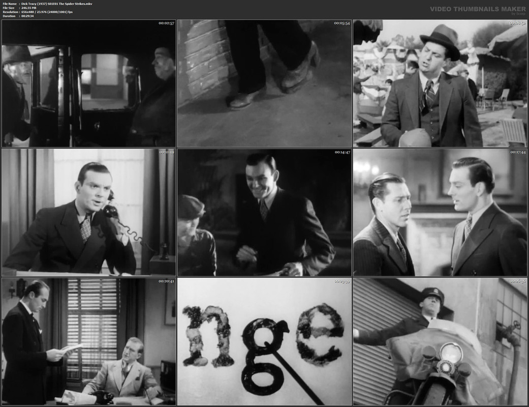 Dick Tracy 1937 S01 E01 The Spider Strikes Mkv — Postimages