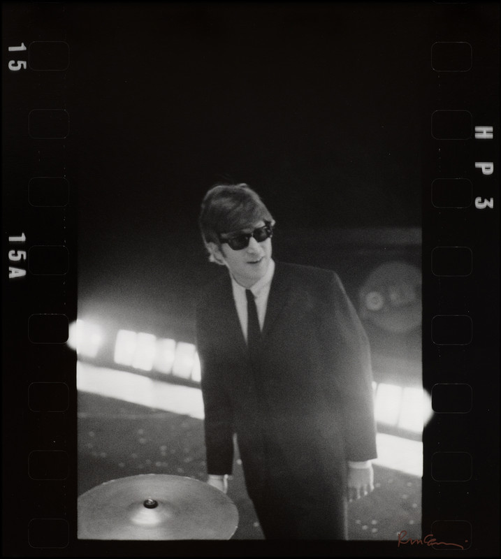 John during rehearsals for The Beatles Christmas Show Finsbury Park Astoria London December 1963 ...