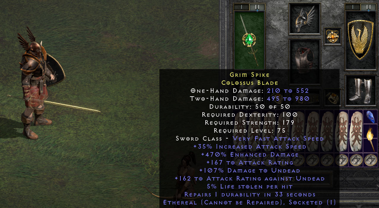 Top Erep Cruel Colossus Blade - Topic - d2jsp