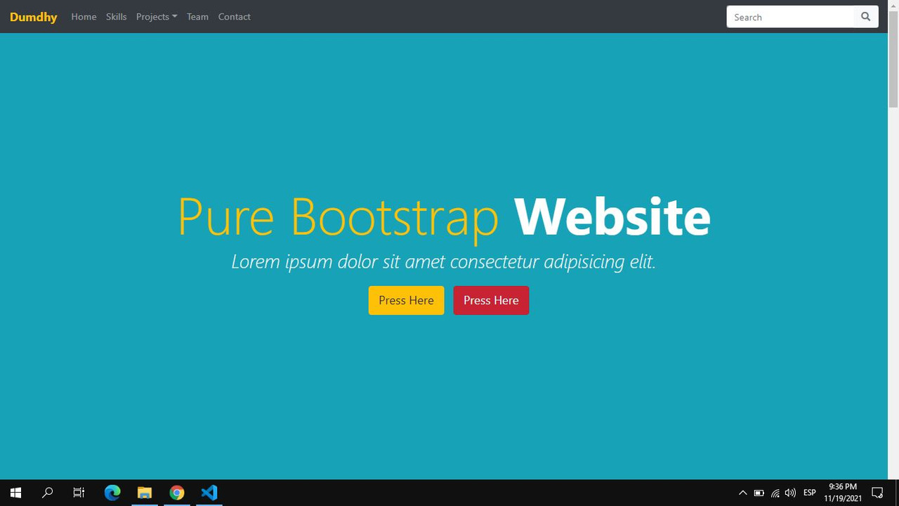 GitHub - AbelRodriguezSolano/Bootstrap-Projects: These two projects ...