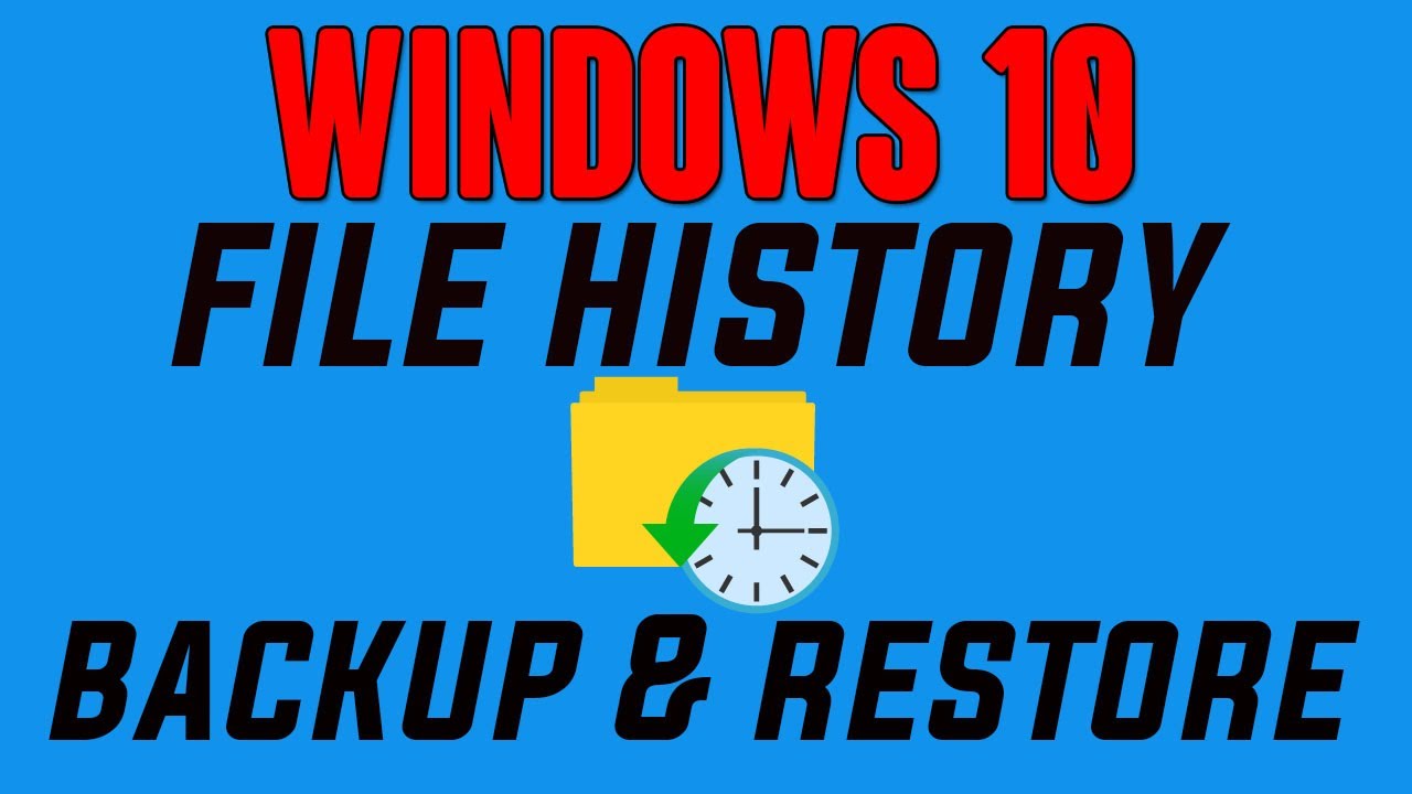 How To Fix File History Backup Errors In Windows 10 Sopriza