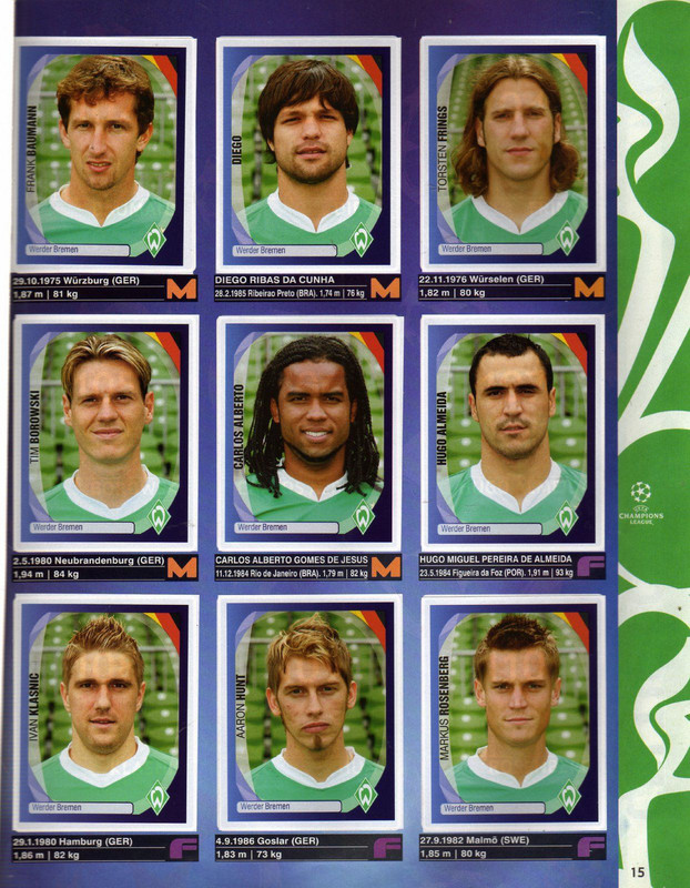 UEFA Champions League 2007 2008 Panini 17 — Postimages