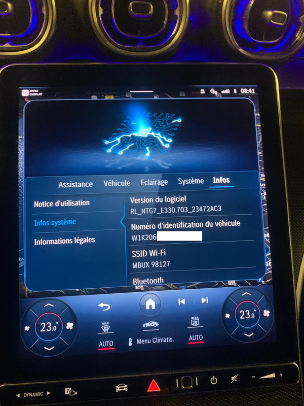 Mise à jour OTA du MBUX en v2.6.1 / Classe C W206 / Forum-mercedes.com