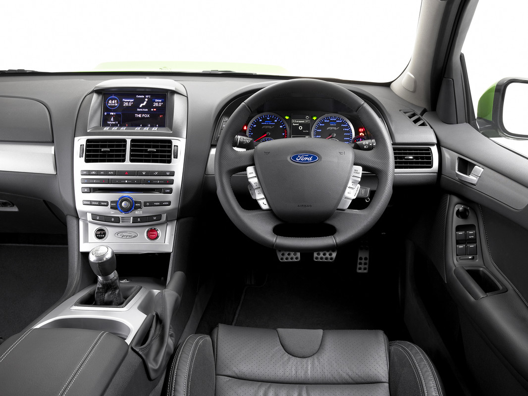 FPV FG GT INTERIOR SHOWN WITH MANUAL GEARBOX — Postimages
