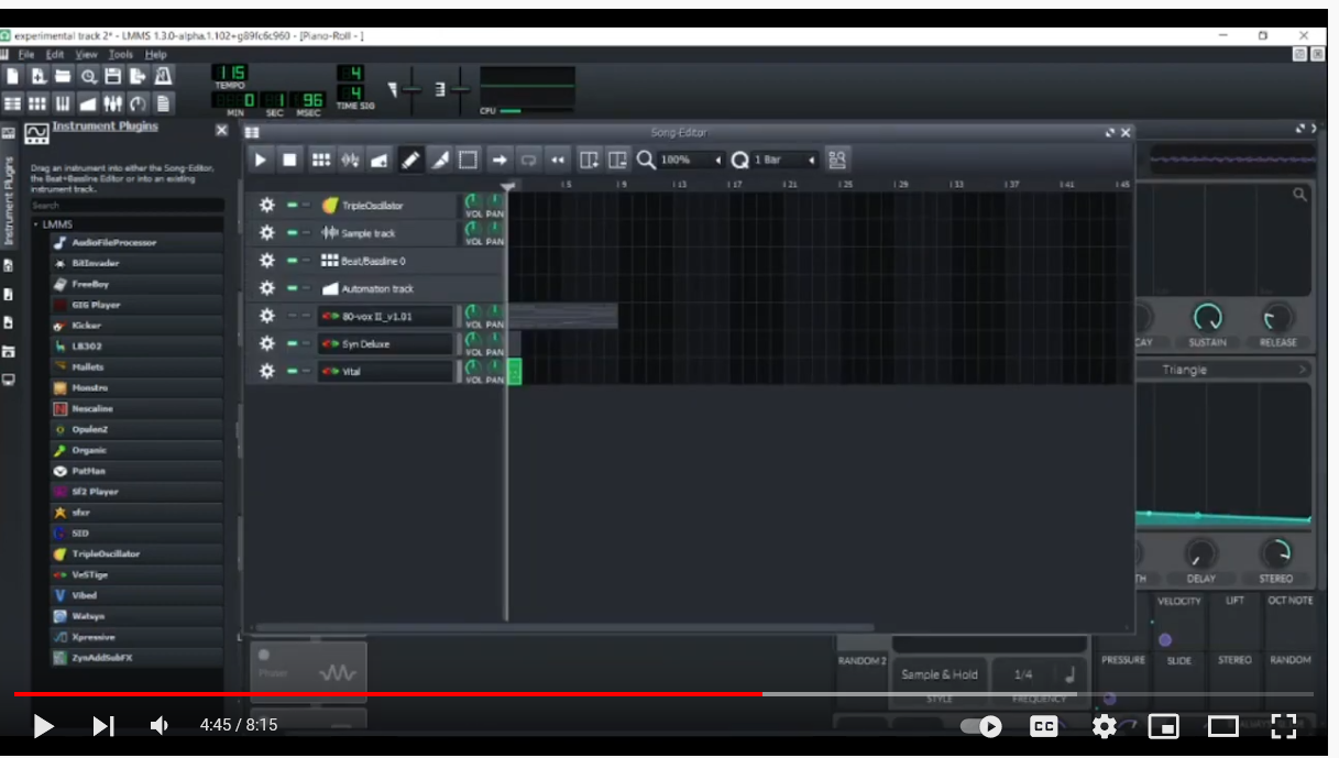 Record in lmms - limfasac