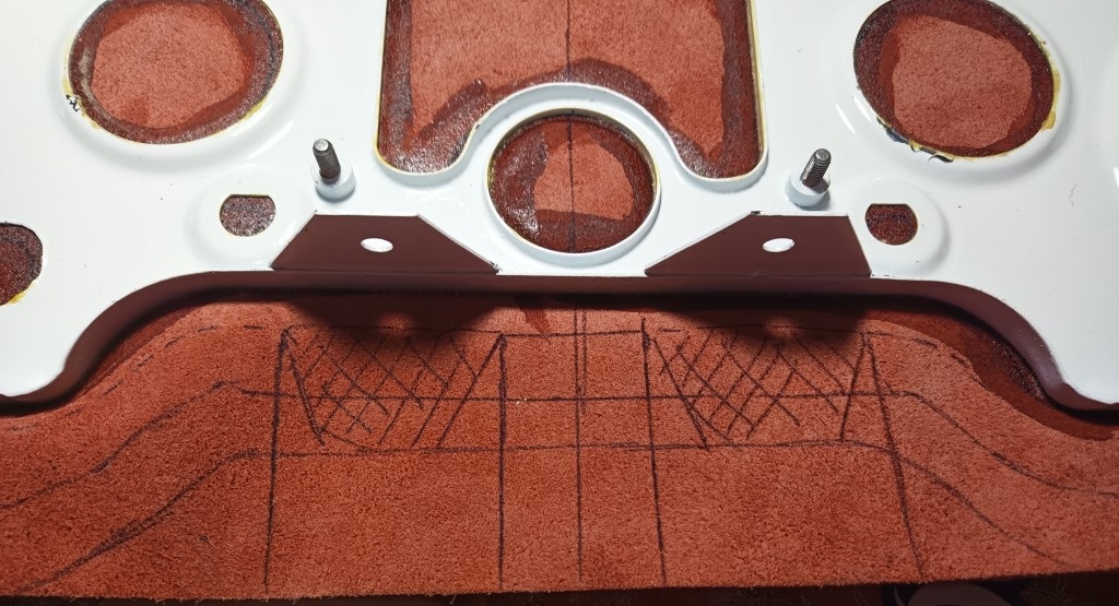 Wrapped my dashboard in leather. What a transformation! (lots of photos ...