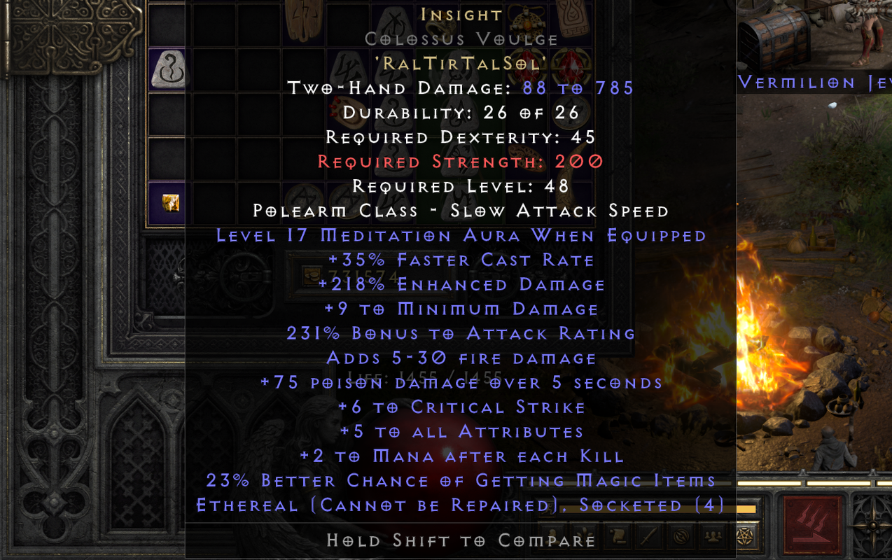 Eth Insight Lvl 17/ Perfect Waterwalks/ 3/20 Java - Topic - d2jsp