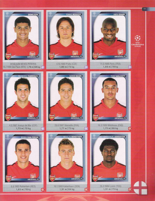 UEFA Champions League 2008 2009 Panini 13 — Postimages