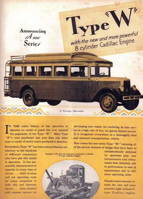 Yellow Coach 30 Type U Buick Type W Cad V8 3 — Postimages