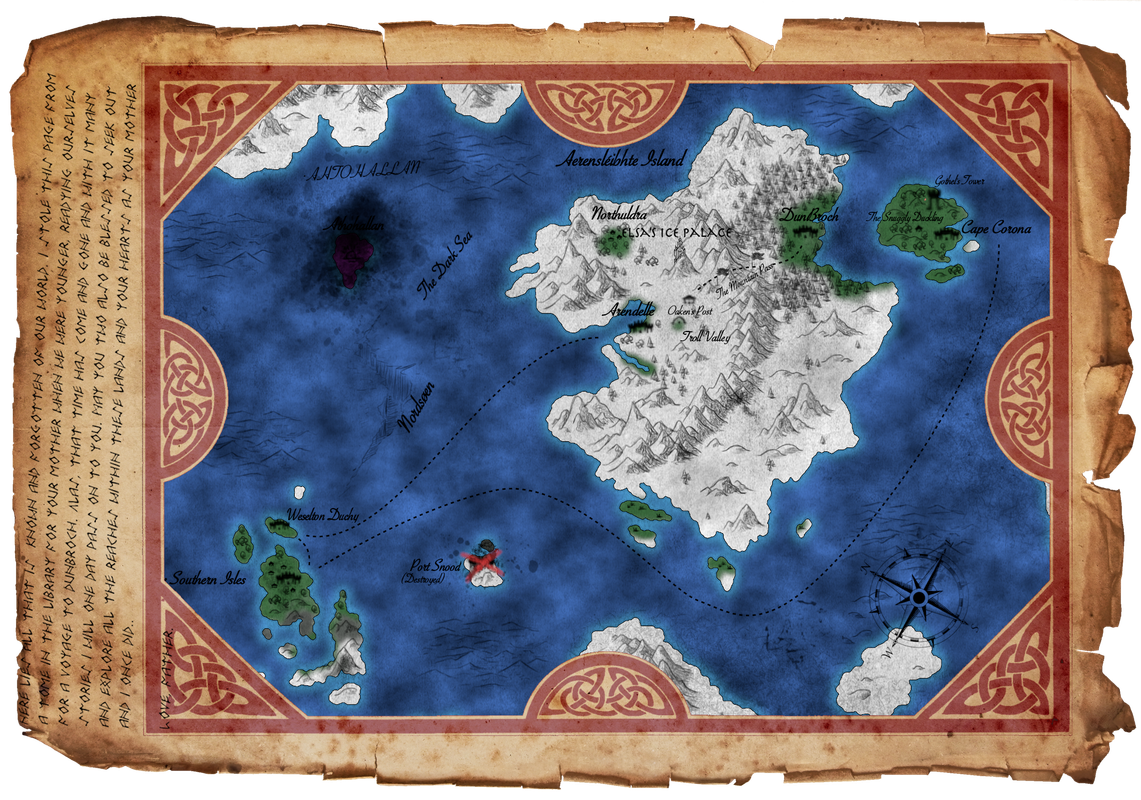 AU World Map / Elsa's Desk [For an Unrevealed Project] - fioldenburg ...