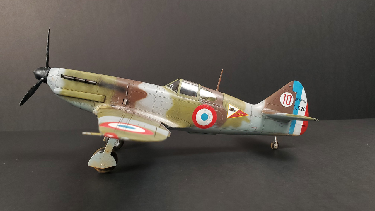 1/32 Azur Dewoitine D520C.1 - Ready for Inspection - Large Scale Planes