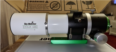 opinión SW Evolux 62 ED prueba del tubo óptico e impresiones