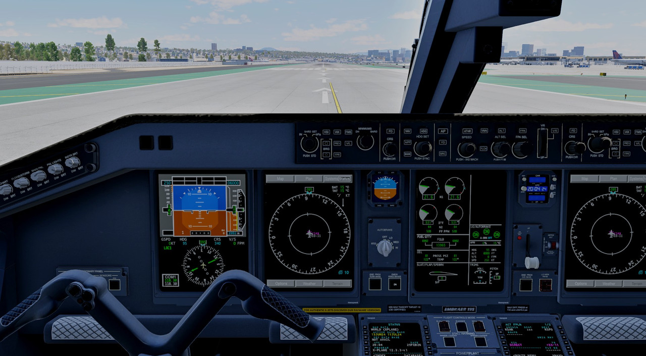 X-Crafts free Embraer E195 v3.0.1 - The AVSIM Screen Shots Forum - The ...