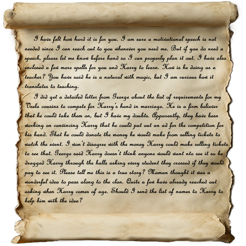 Accepting A Veela: The Story - Chapter 7 - seritha - Harry Potter - J ...