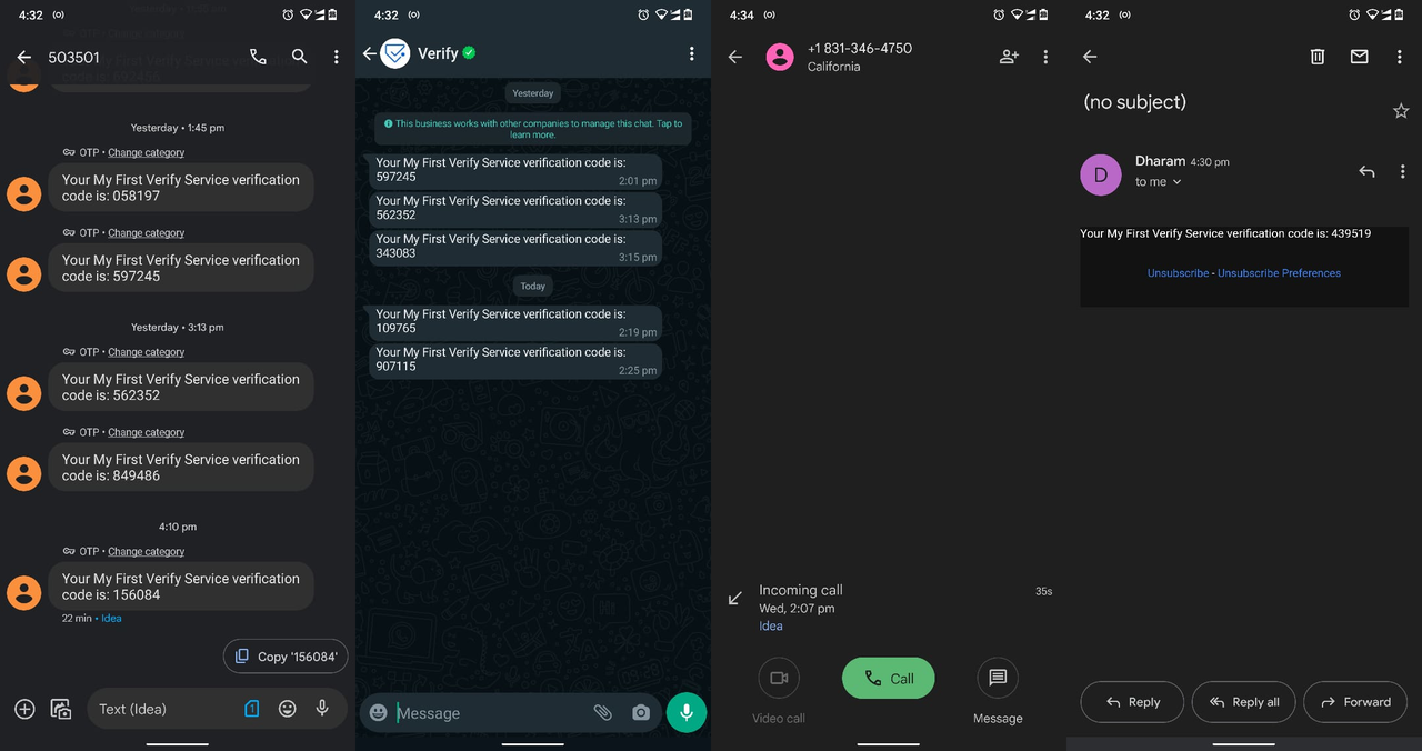 Github Dharambudh1password Less Sign In Demo This Flutter Application Uses Twilio Verify Api