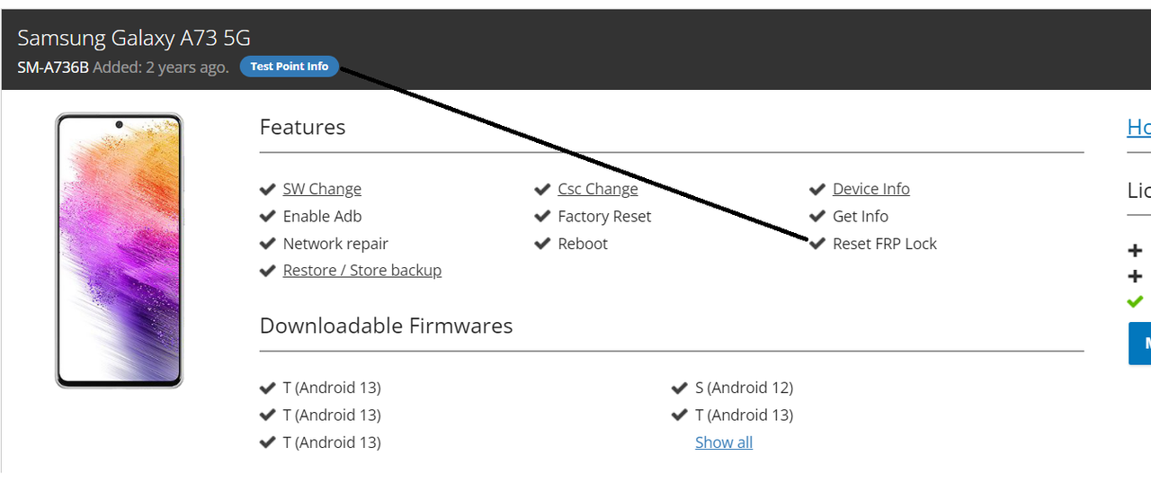 SM-A736B FRP Problem:)via MTP not work only via test point - GSM-Forum