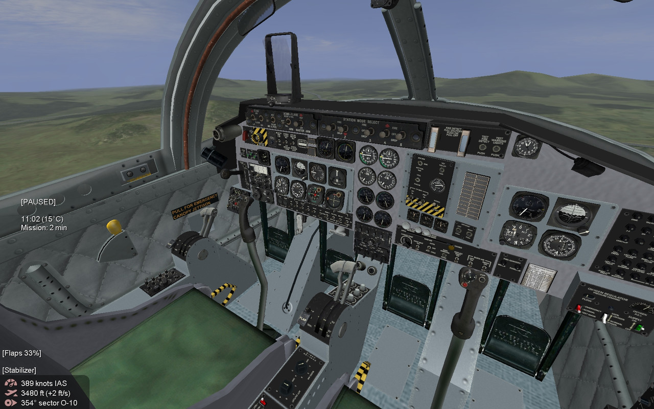 Cessna A-37 cockpit