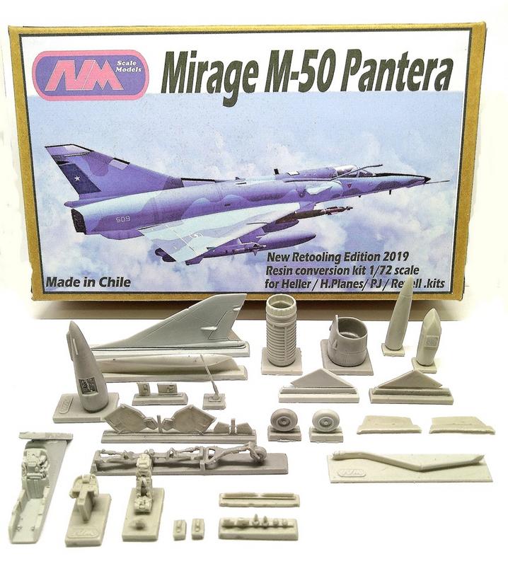 1/72 - Dassault Mirage M-50 Pantera full resin conversion kit by AVM ...