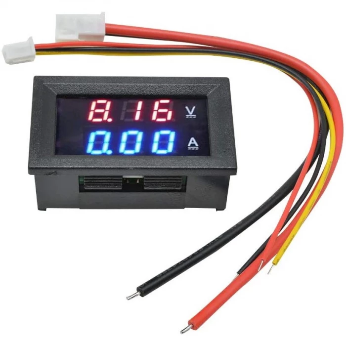 VOLTMETRU si AMPERMETRU auto 0-100V 0-50A 0-100A 100 V 50 A 100 A cu ...