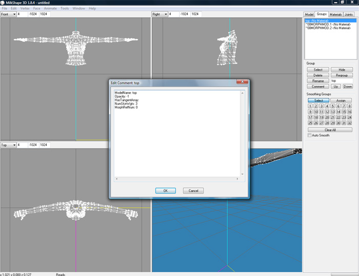 Tutorial: Seperating a Full Body Mesh: fantasyrogue — LiveJournal