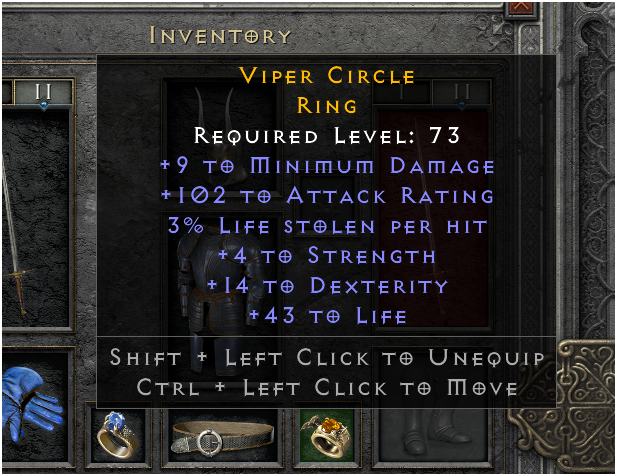 Gg Craft Melee Ring Ft (9 Min Dmg ) - Topic - d2jsp